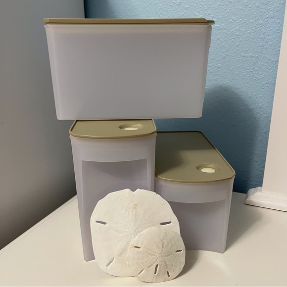 Tupperware | Kitchen | Tupperware Shelf Smart Storage Containers Vented ...